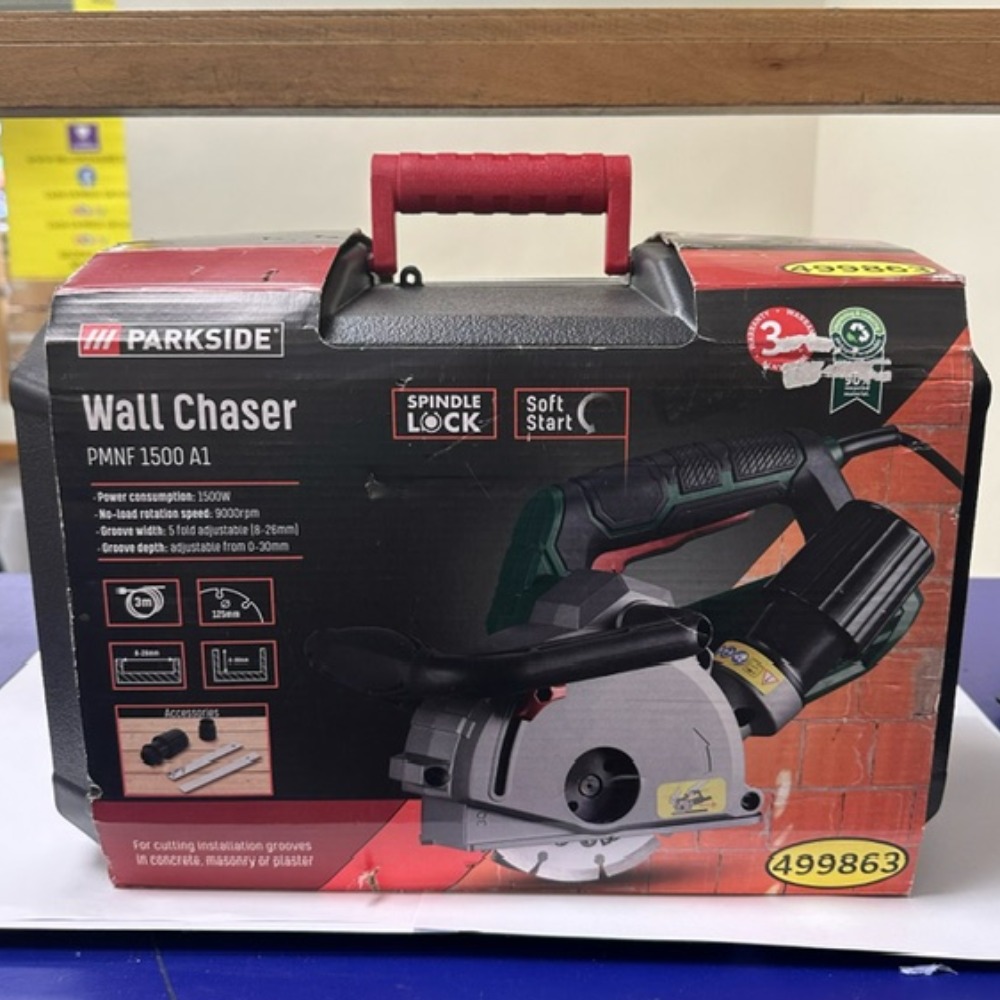 PARKSIDE 125mm 230v 1500w Electric Wall Chaser Professional Slotter Saw ...